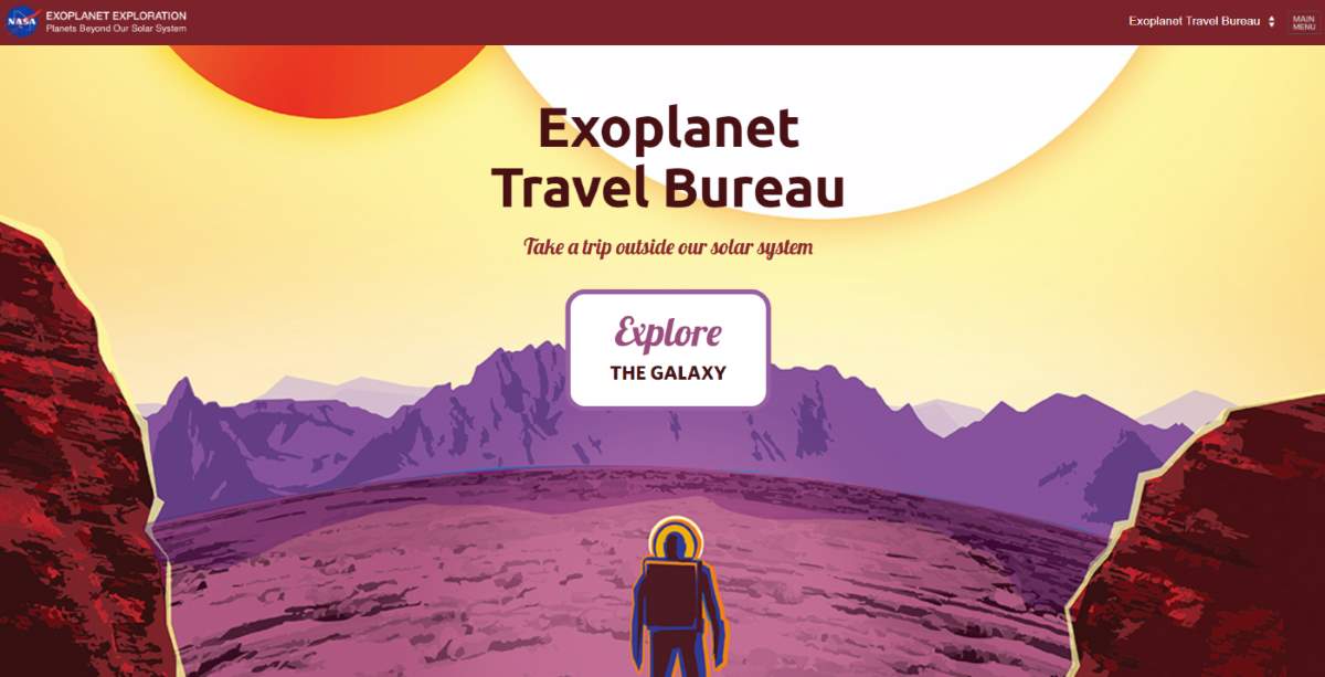 Exoplanet Travel Bureau by NASA [Interactive 3D Images] - Our Planet